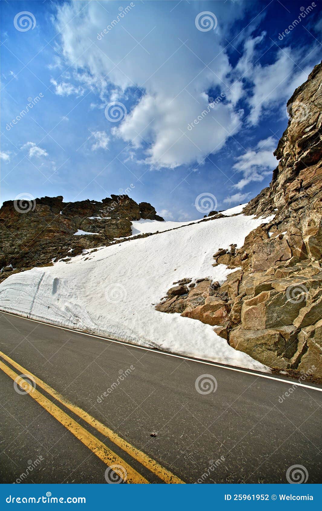 Colorado Roads stock photo. Image of colorado, snowfield - 25961952