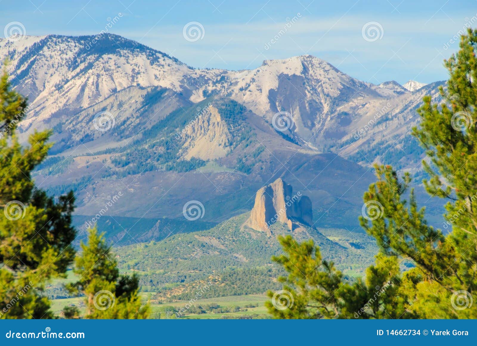 Colorado Rockies stock photo. Image of spring, colorado - 14662734