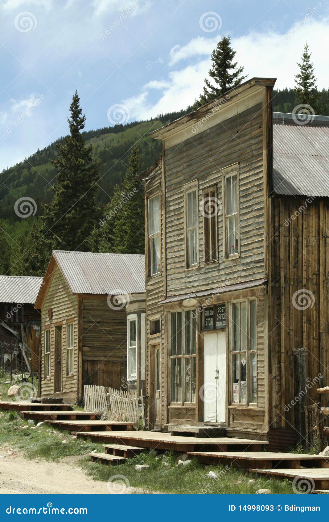 Colorado s Best Ghost Town stock image. Image of house - 14998093