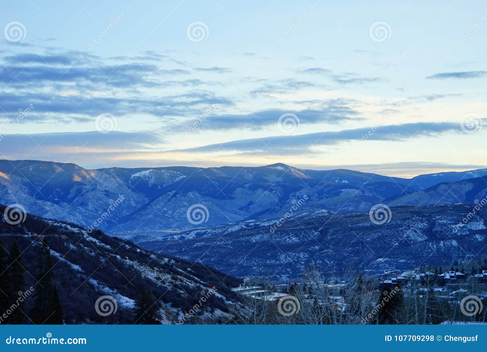 Colorado snow mountain stock photo. Image of denver - 107709298