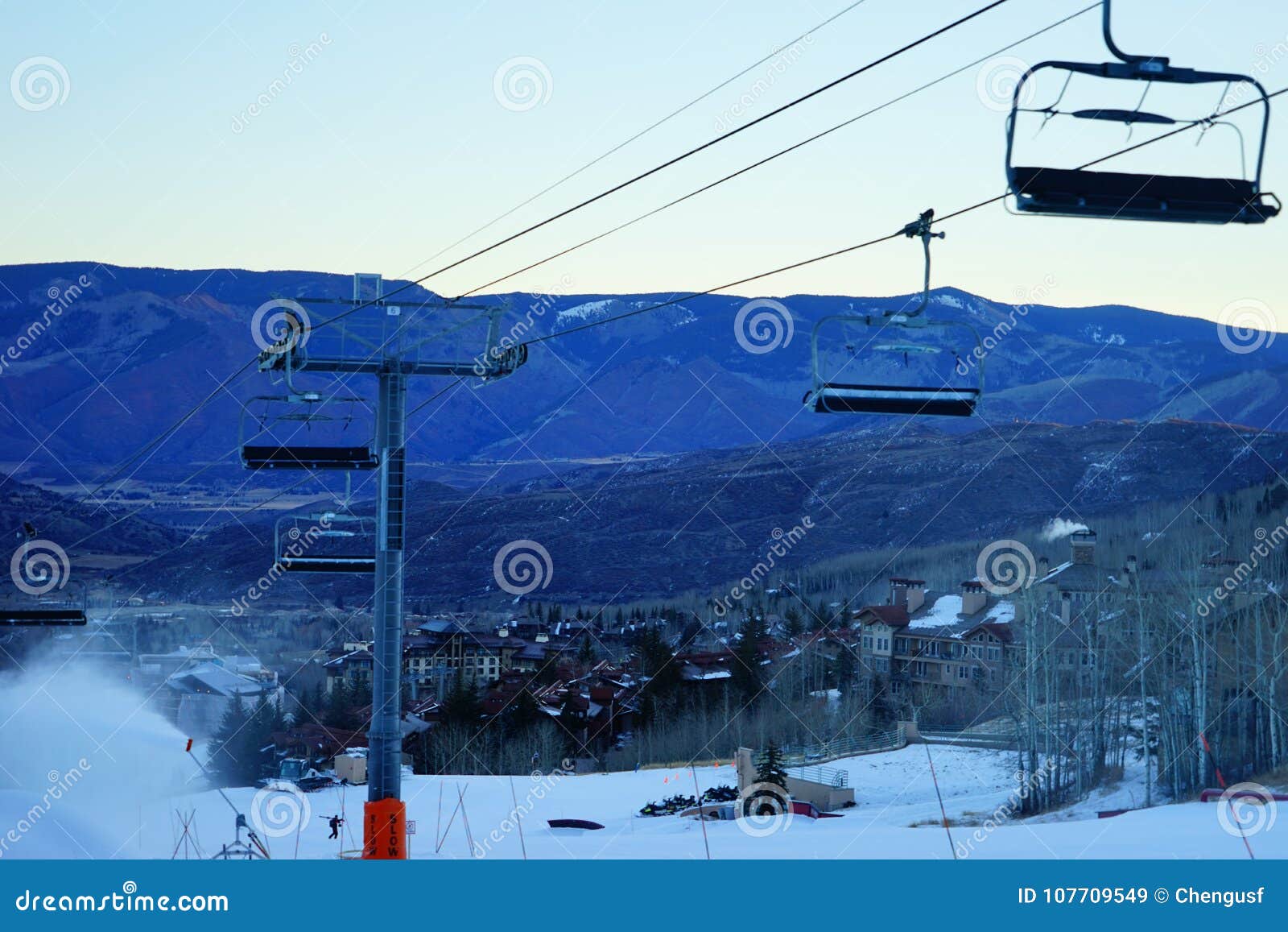 Colorado snow mountain stock image. Image of high, cover - 107709549