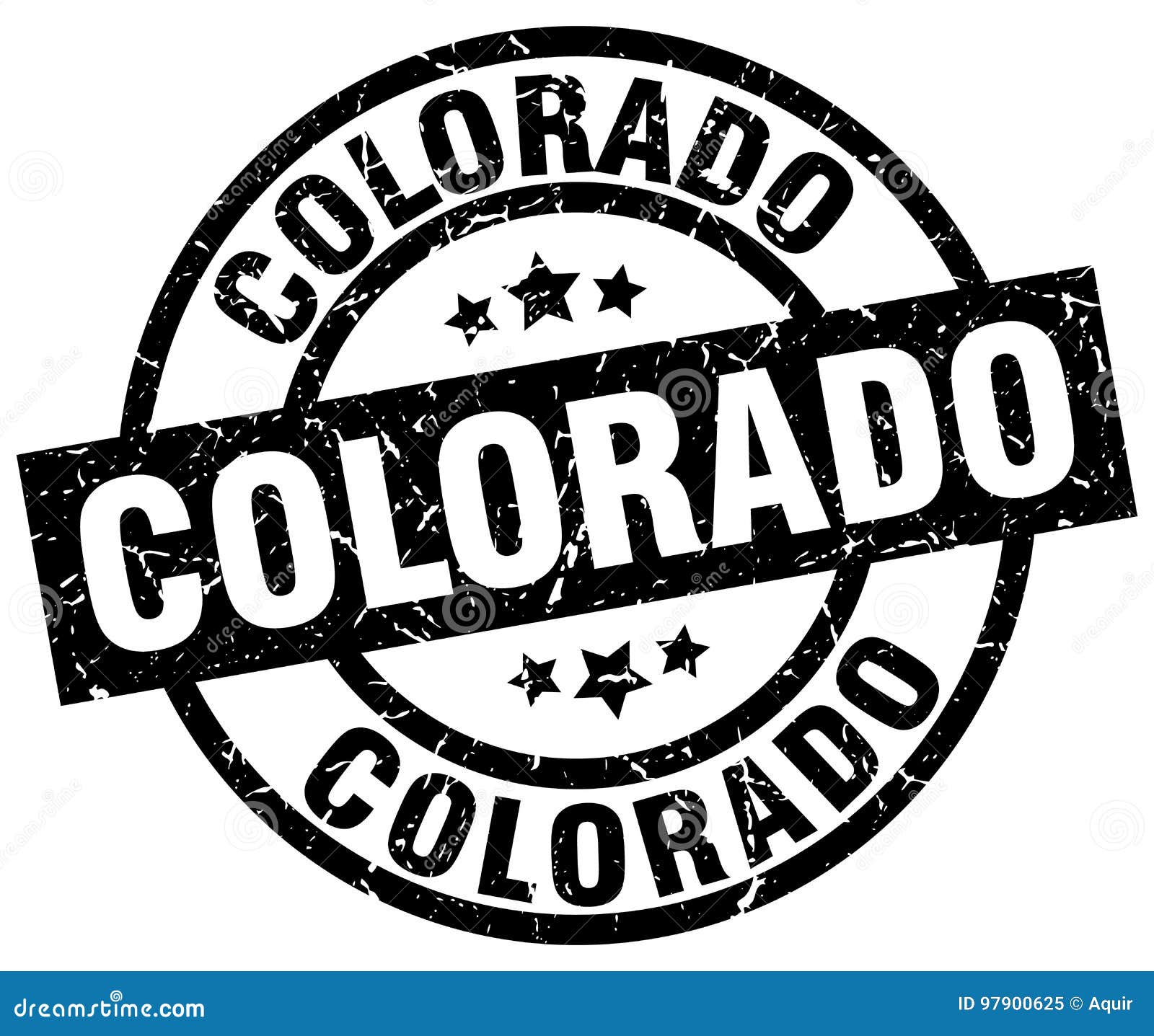 Colorado stamp stock vector. Illustration of sticker - 97900625