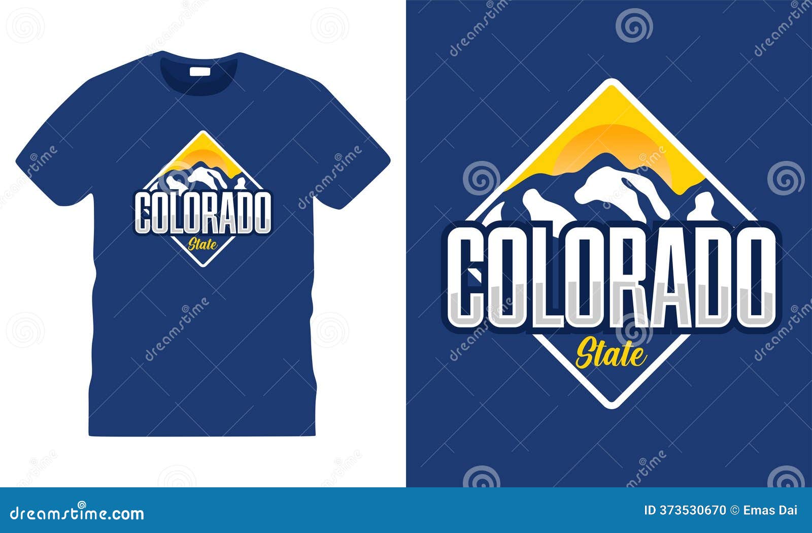 Colorado US State Vector Map Isolated On White Background. High ...