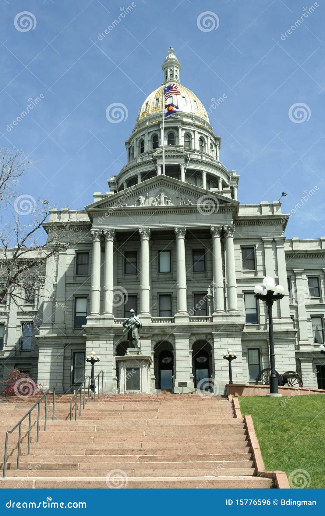 Colorado State Capitol stock photo. Image of blue, legislature - 15776596