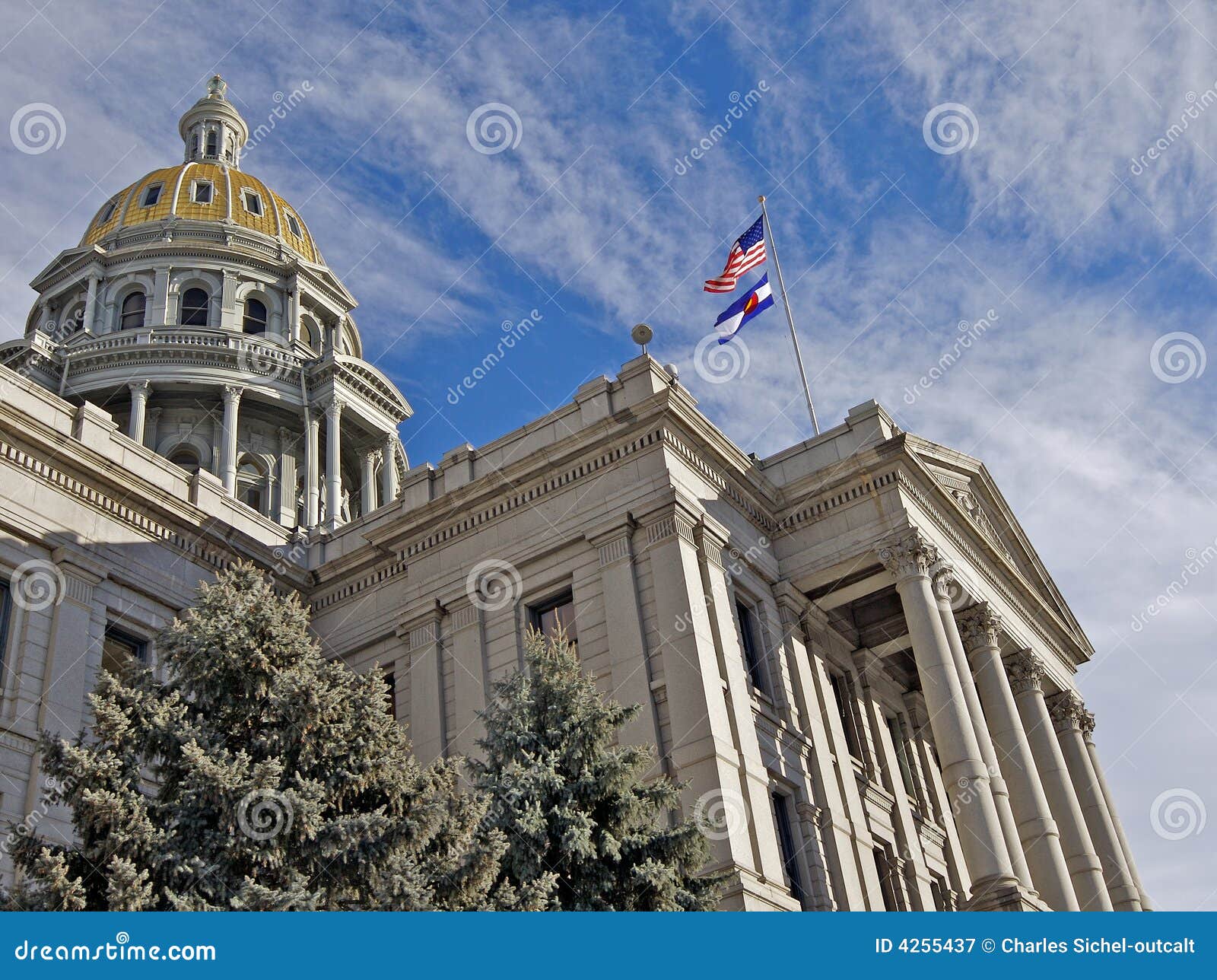 Colorado State Capitol stock image. Image of line, politics - 4255437