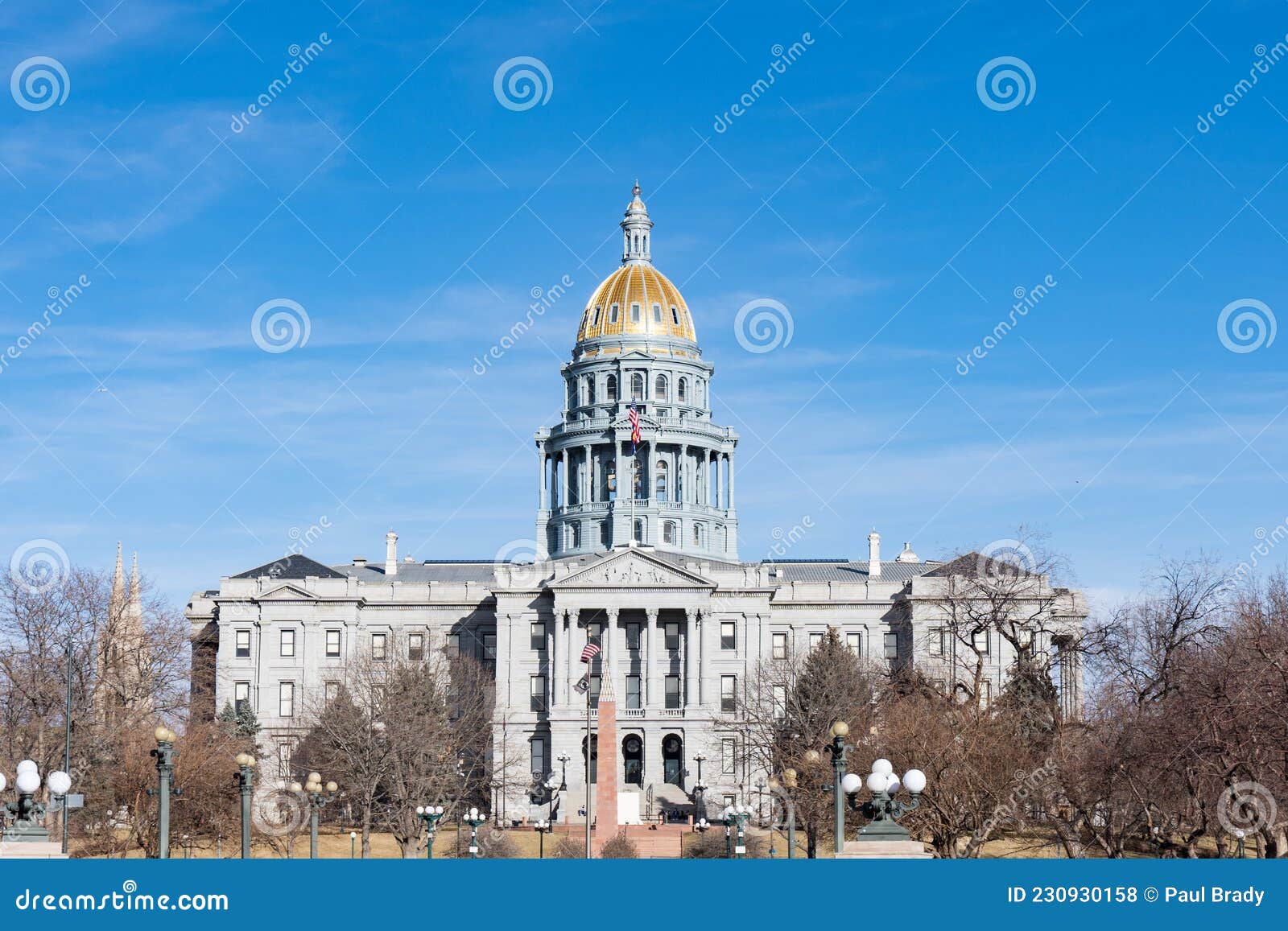 Colorado State Capitol Building Stock Photo - Image of landmark ...