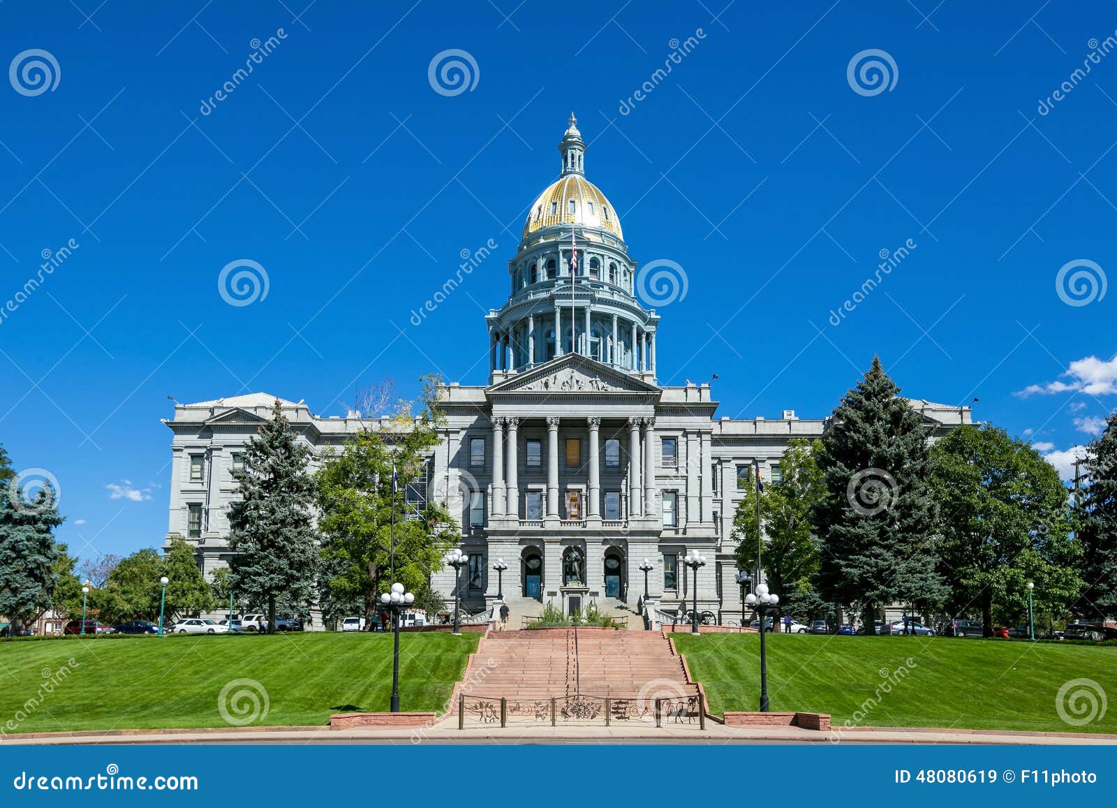Colorado State Capitol Building Stock Image - Image of colorado, colfax ...