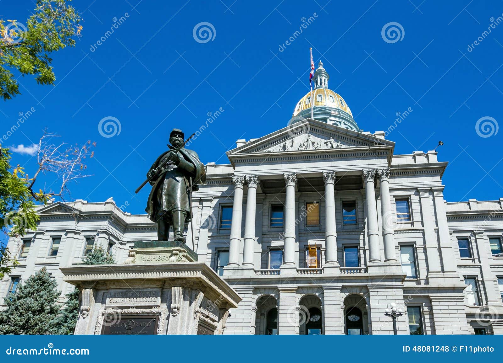 Colorado State Capitol Building Stock Photo - Image of marble, tourism ...