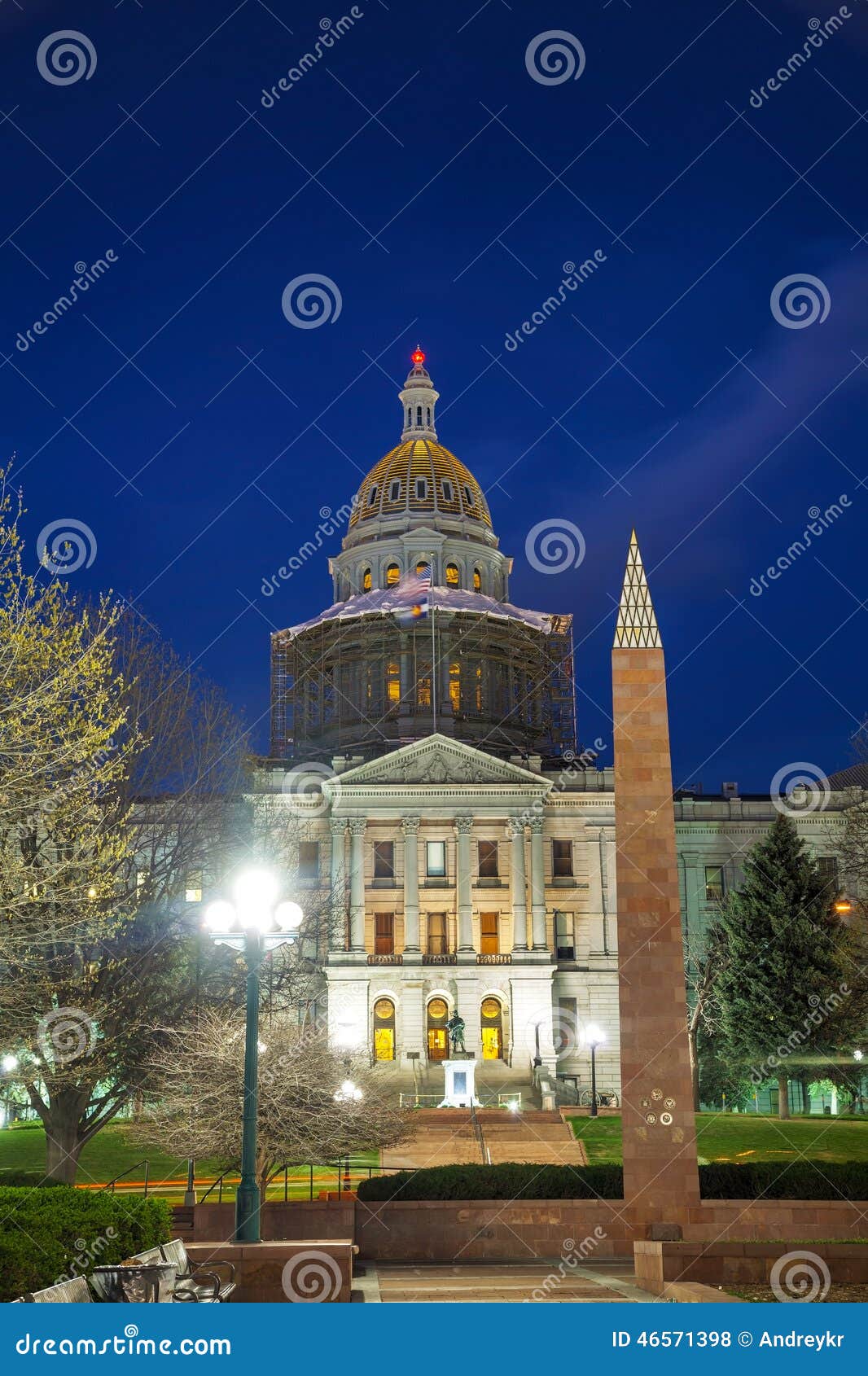 Colorado State Capitol Building in Denver Stock Photo - Image of dome ...