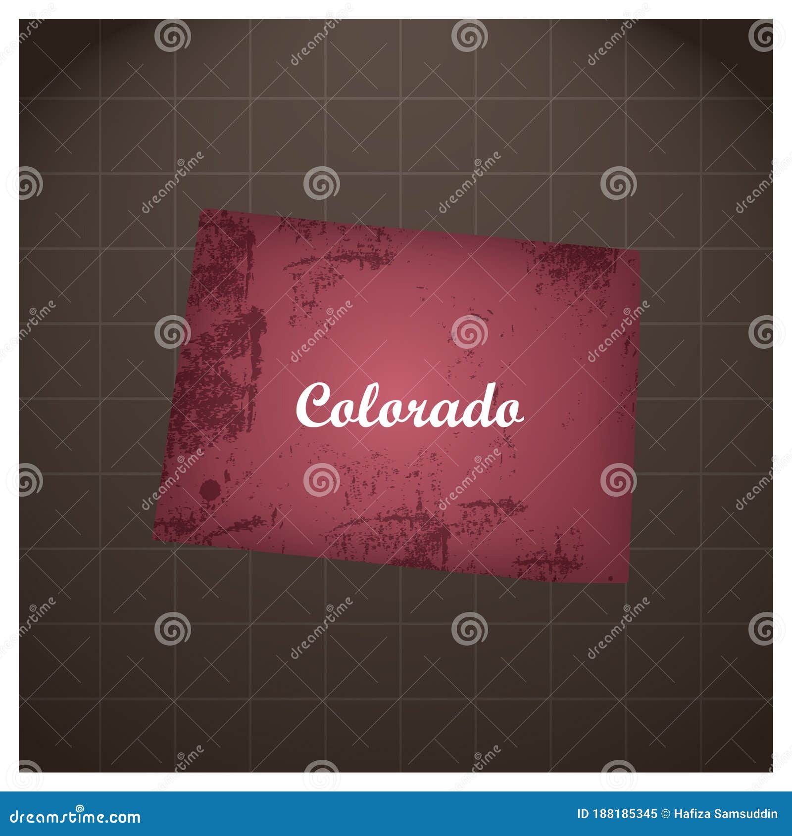 Colorado State Map. Vector Illustration Decorative Design Stock Vector ...