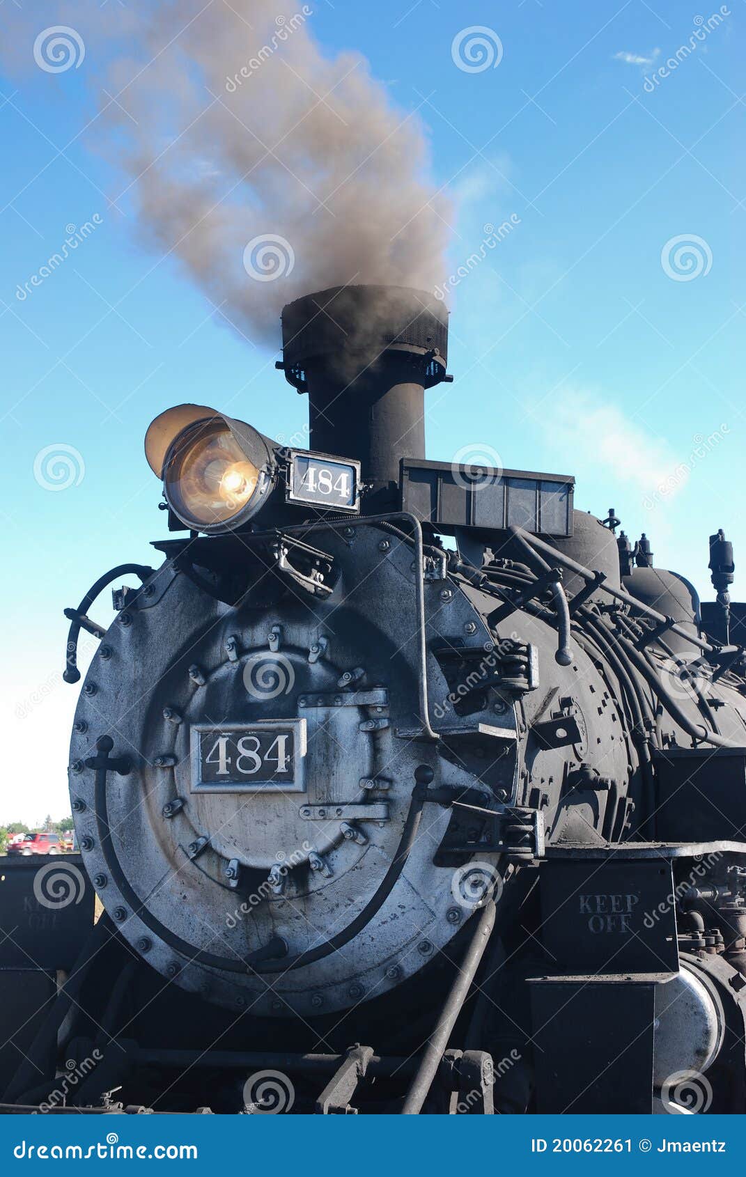 Coal Steam Engine In Mountains Royalty-Free Stock Image | CartoonDealer ...