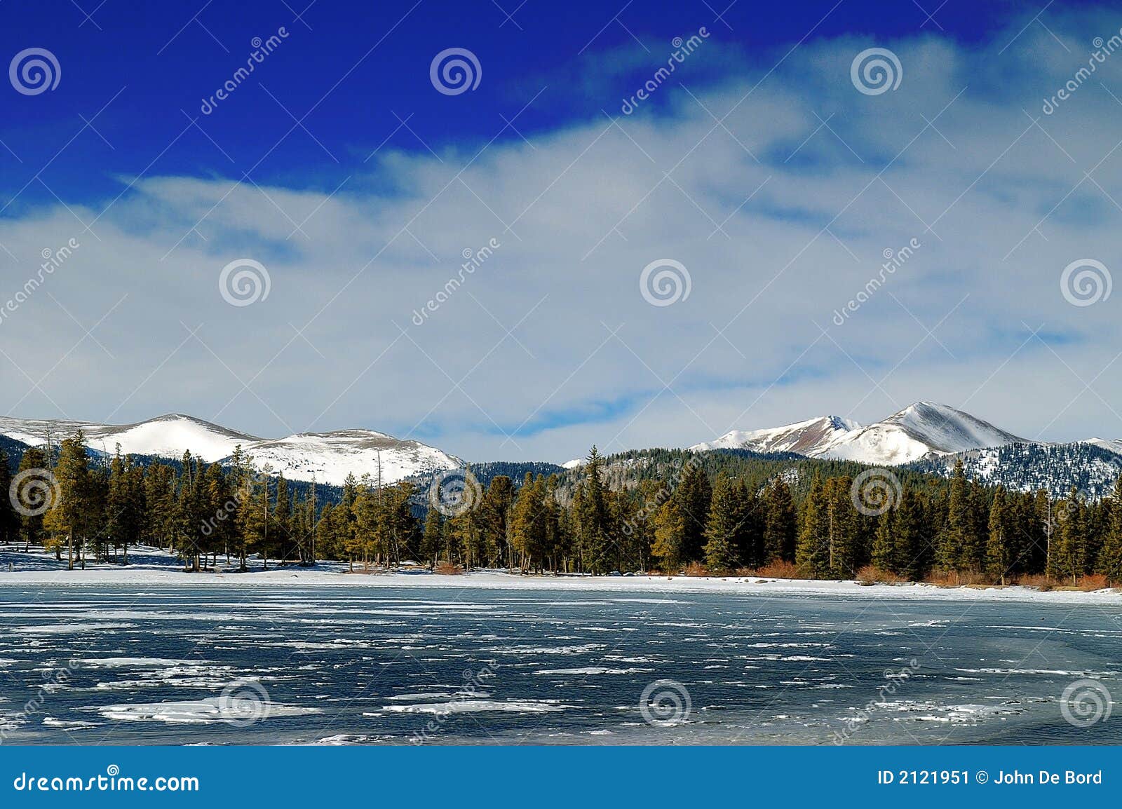 Colorado Winter Mountains stock image. Image of serene - 2121951
