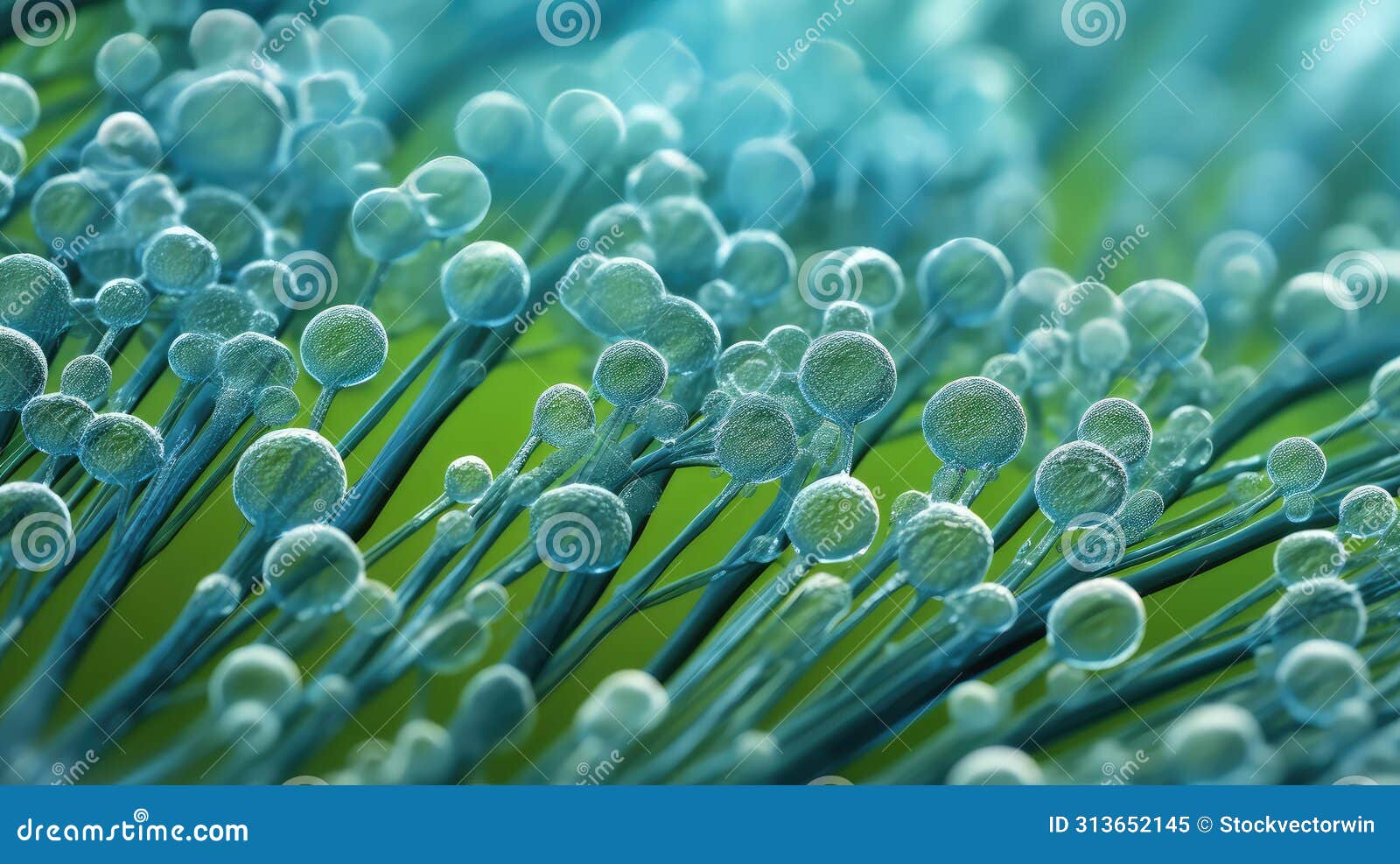 Coloration Blue Green Algae Stock Illustration - Illustration of ...