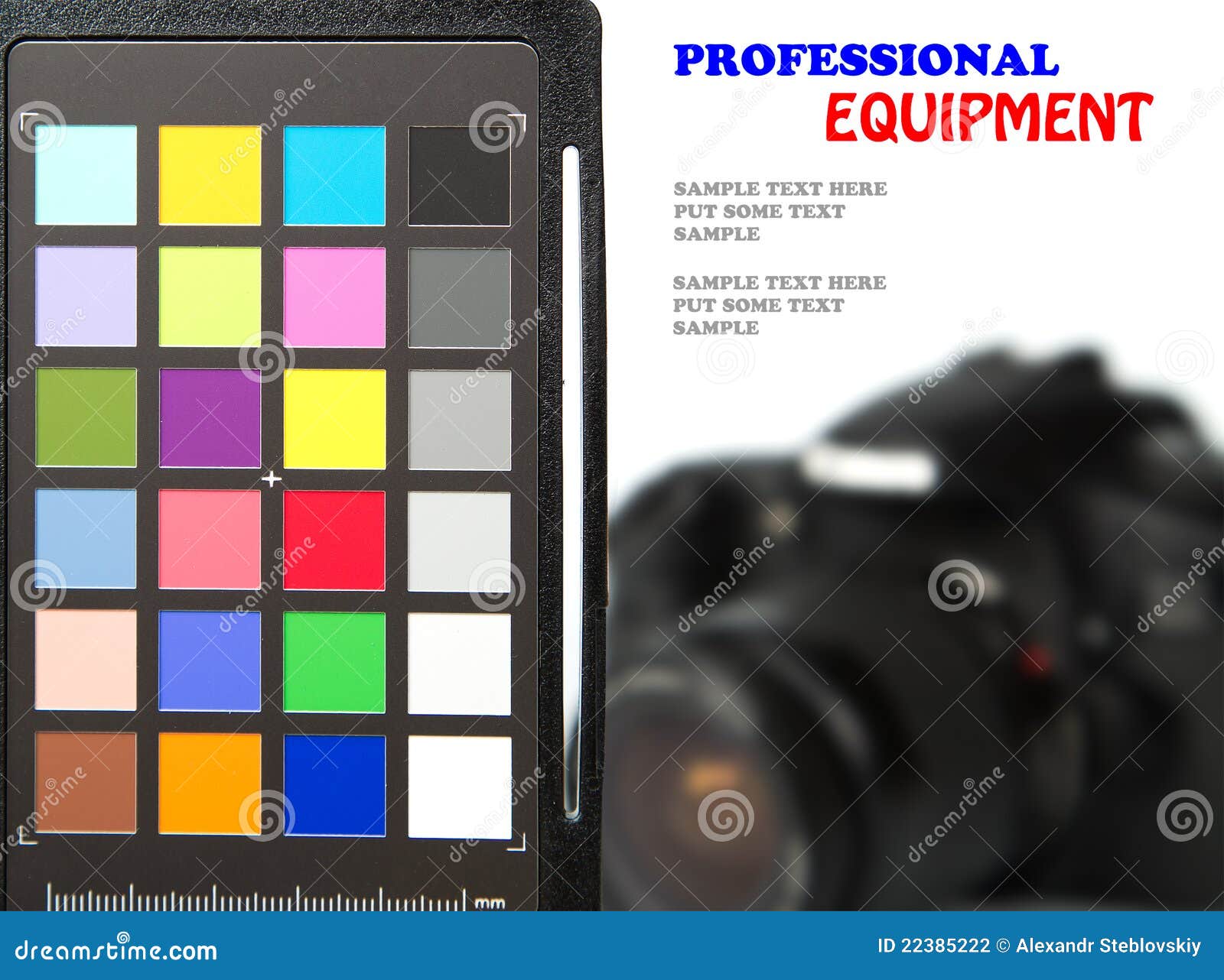 Colorchecker photo stock. Image du palette, équilibre - 22385222