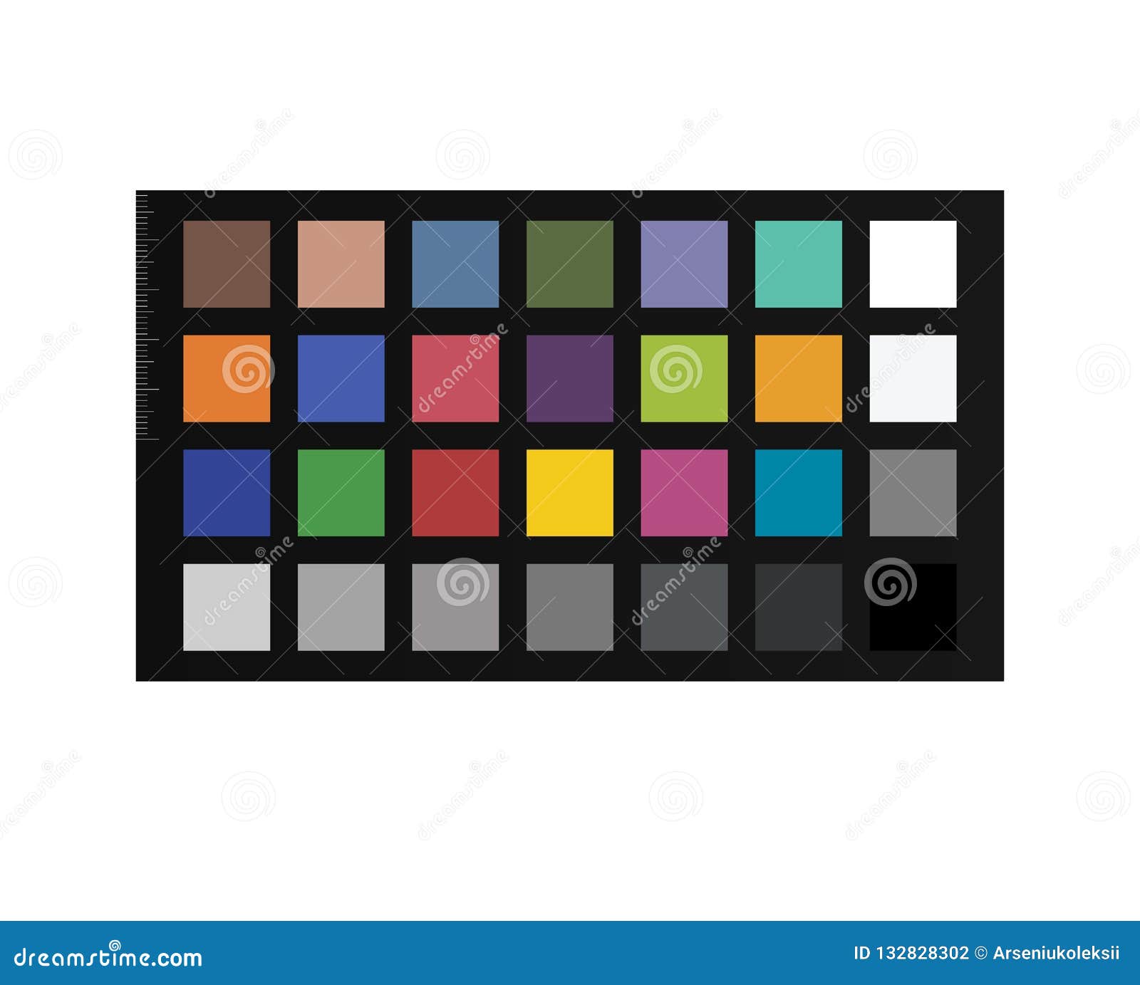 Colorchecker Chipchart. Color Calibration Passport for Post Production ...