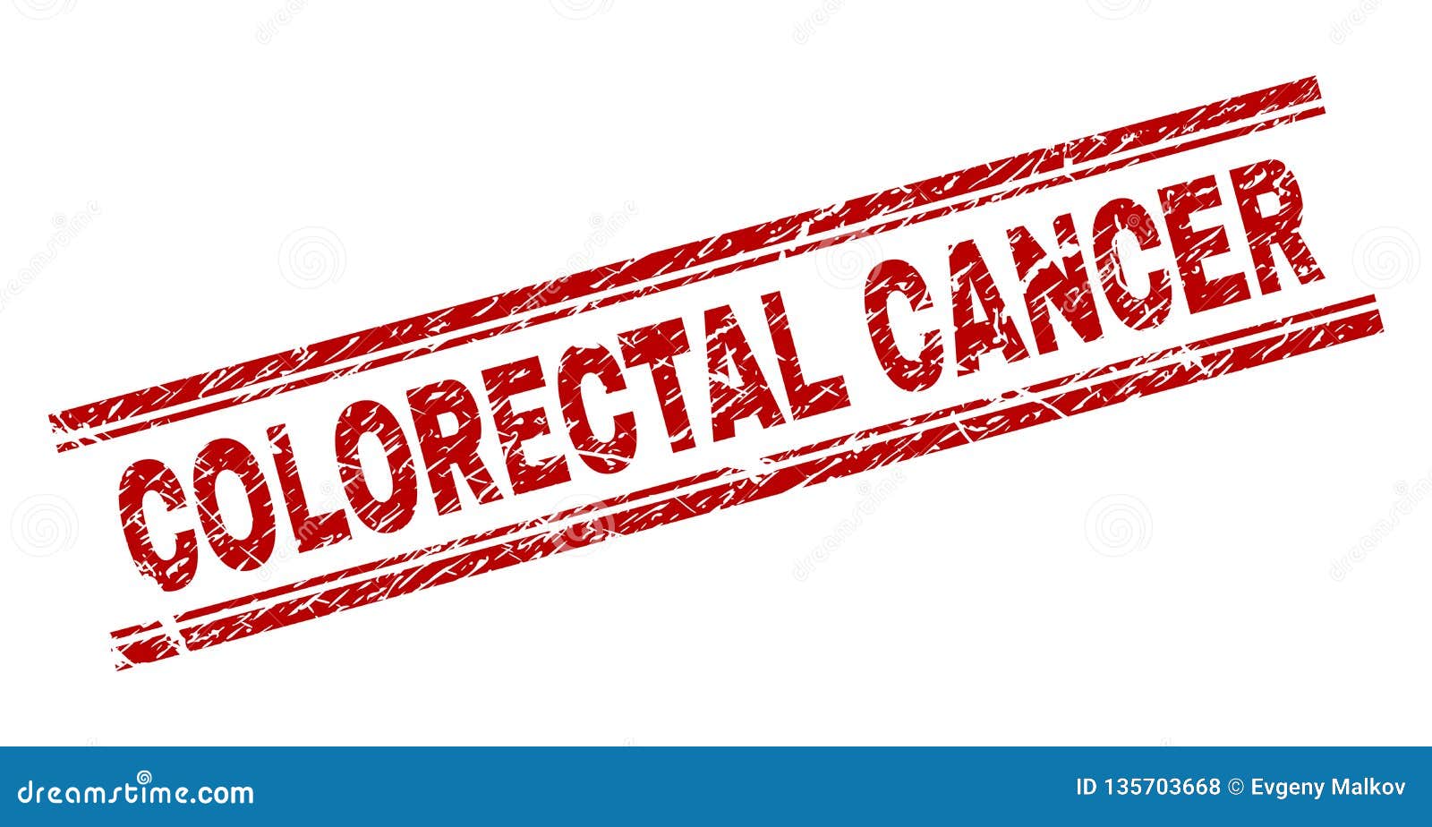 Scratched Textured COLORECTAL CANCER Stamp Seal Stock Vector ...