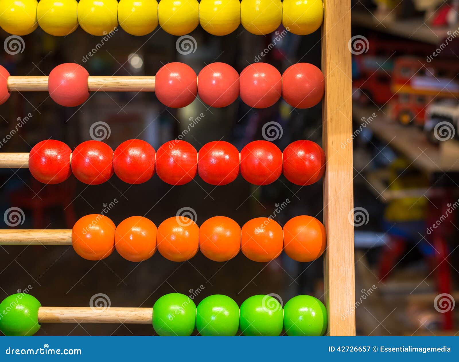 Colored Abacus stock image. Image of count, financial - 42726657