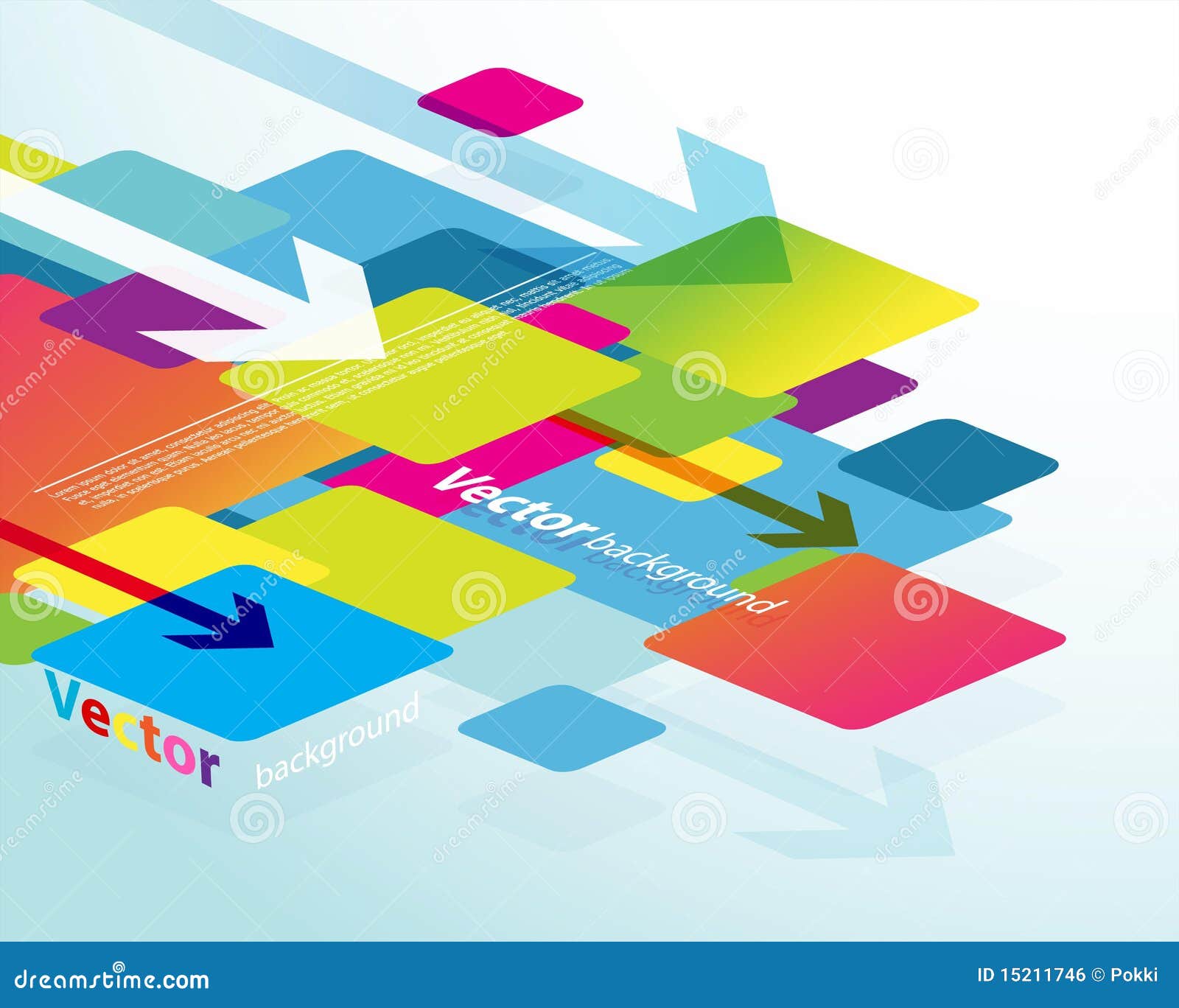 Colored Abstract Lines Of Light That Visualize The Refraction And The ...