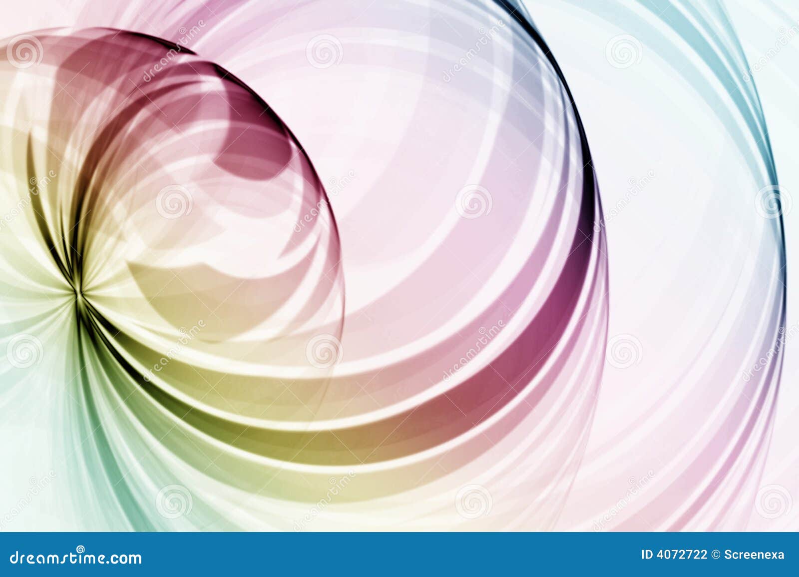 Colored Abstract Lines Of Light That Visualize The Refraction And The ...