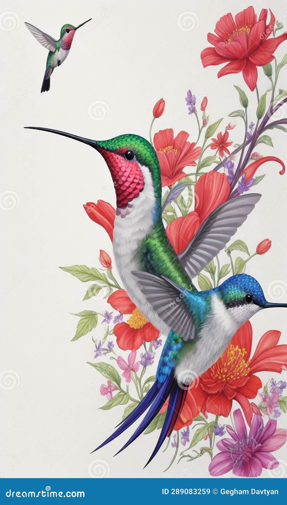 Colored Abstract Bird on Abstract Background, Abstract Colored Bird ...