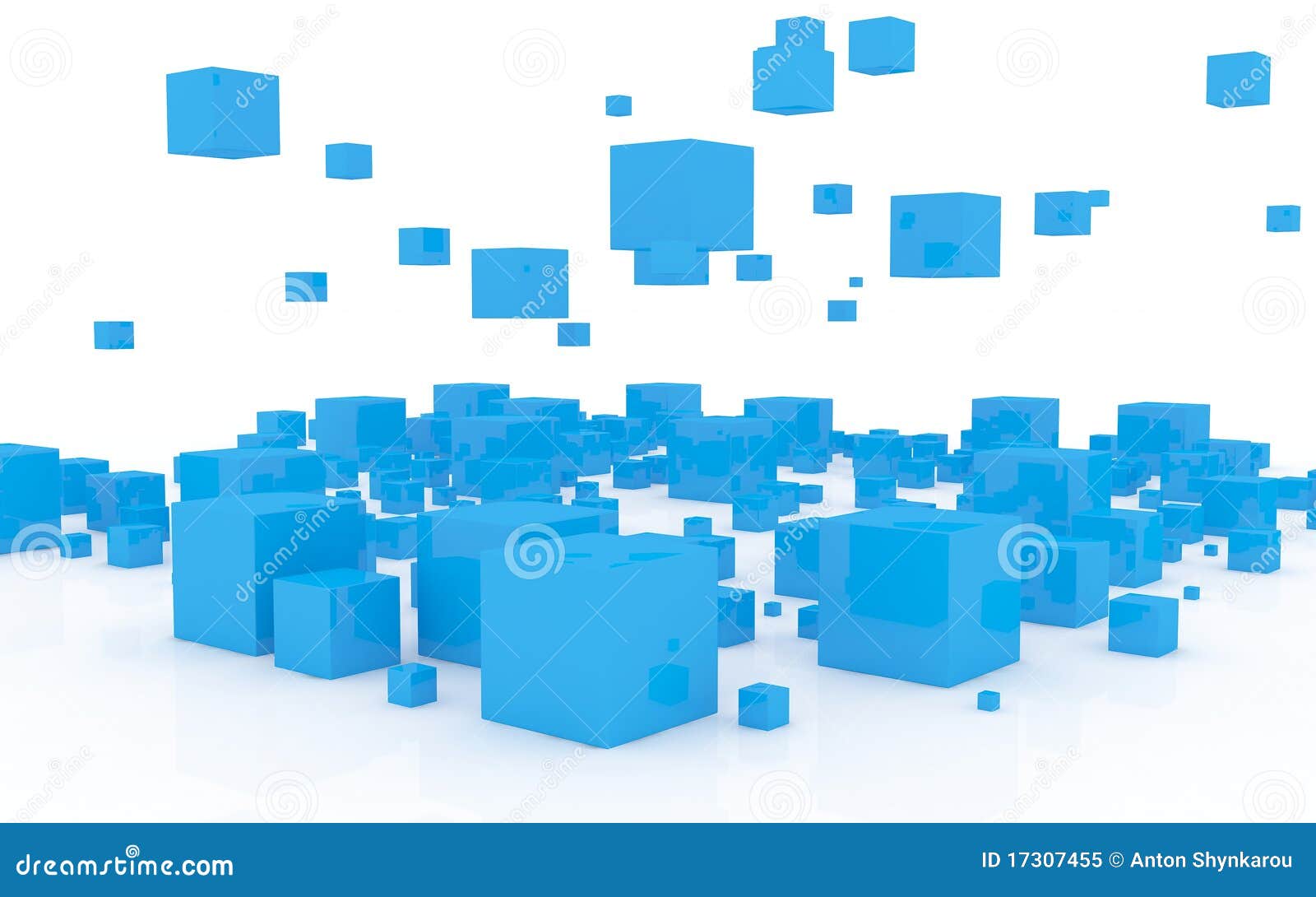 Colored abstract blocks stock illustration. Illustration of block ...