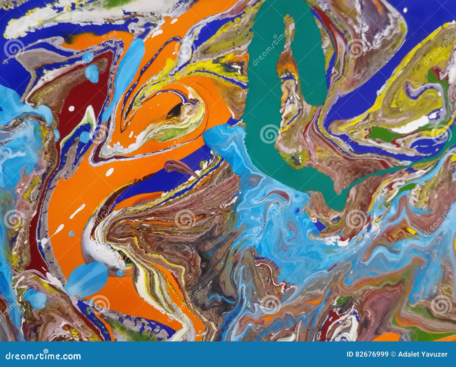 Colored Abstract Illustrations Stock Image - Image of abstract, colored ...