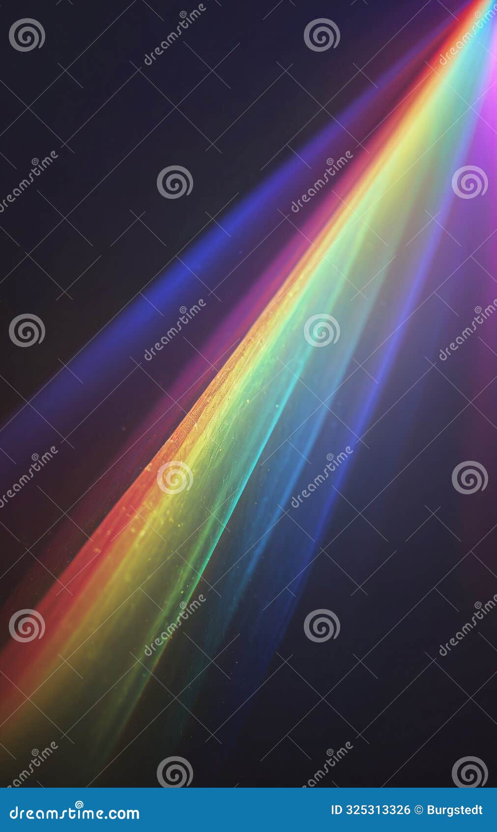 Colored Abstract Lines of Light that Visualize the Refraction and the ...