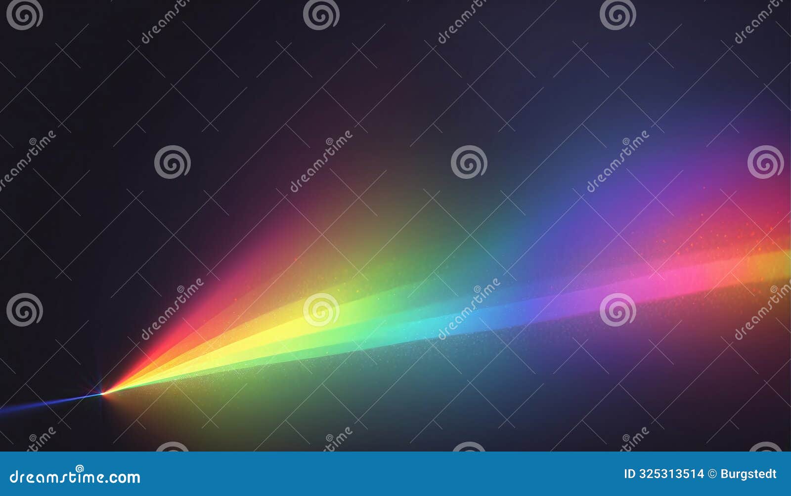 Colored Abstract Lines of Light that Visualize the Refraction and the ...