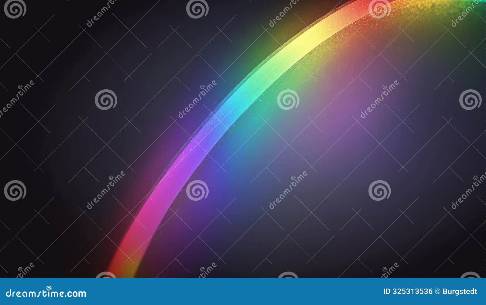 Colored Abstract Lines of Light that Visualize the Refraction and the ...