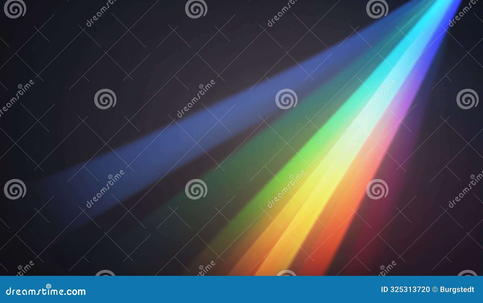 Colored Abstract Lines of Light that Visualize the Refraction and the ...