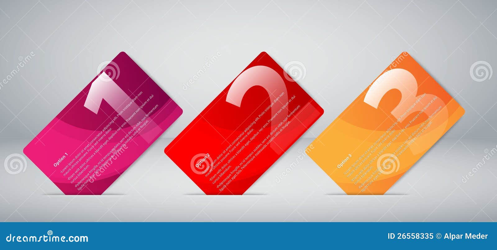 Colored Abstract Option Bars Stock Vector - Illustration of backdrop ...