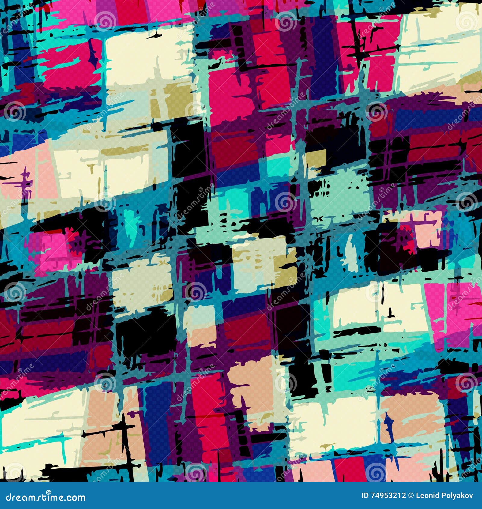 Colored Abstract Pattern Graffiti Stock Vector - Illustration of ...