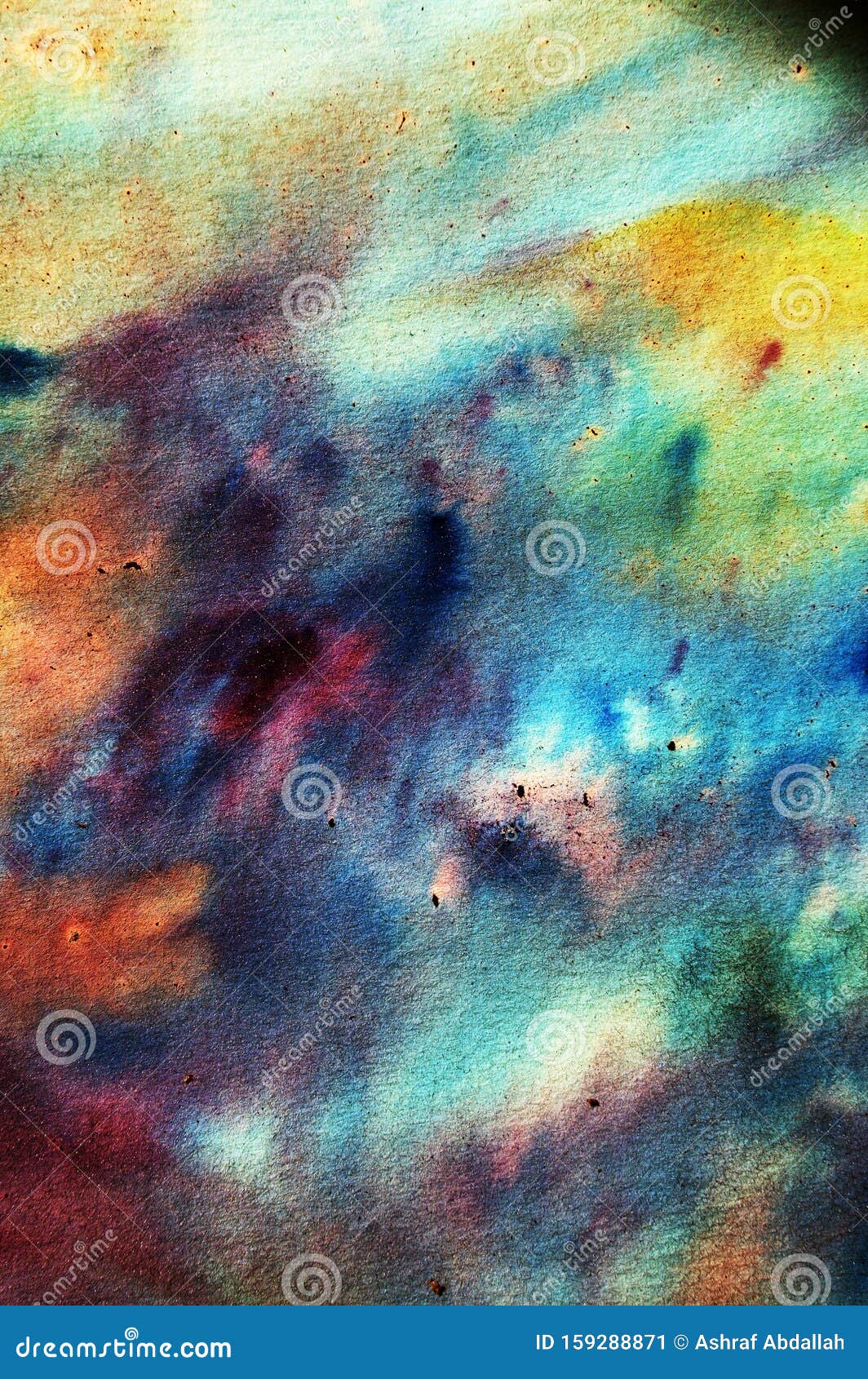 Colored Abstract Textures Extreme Rust Closeup Stock Image - Image of ...