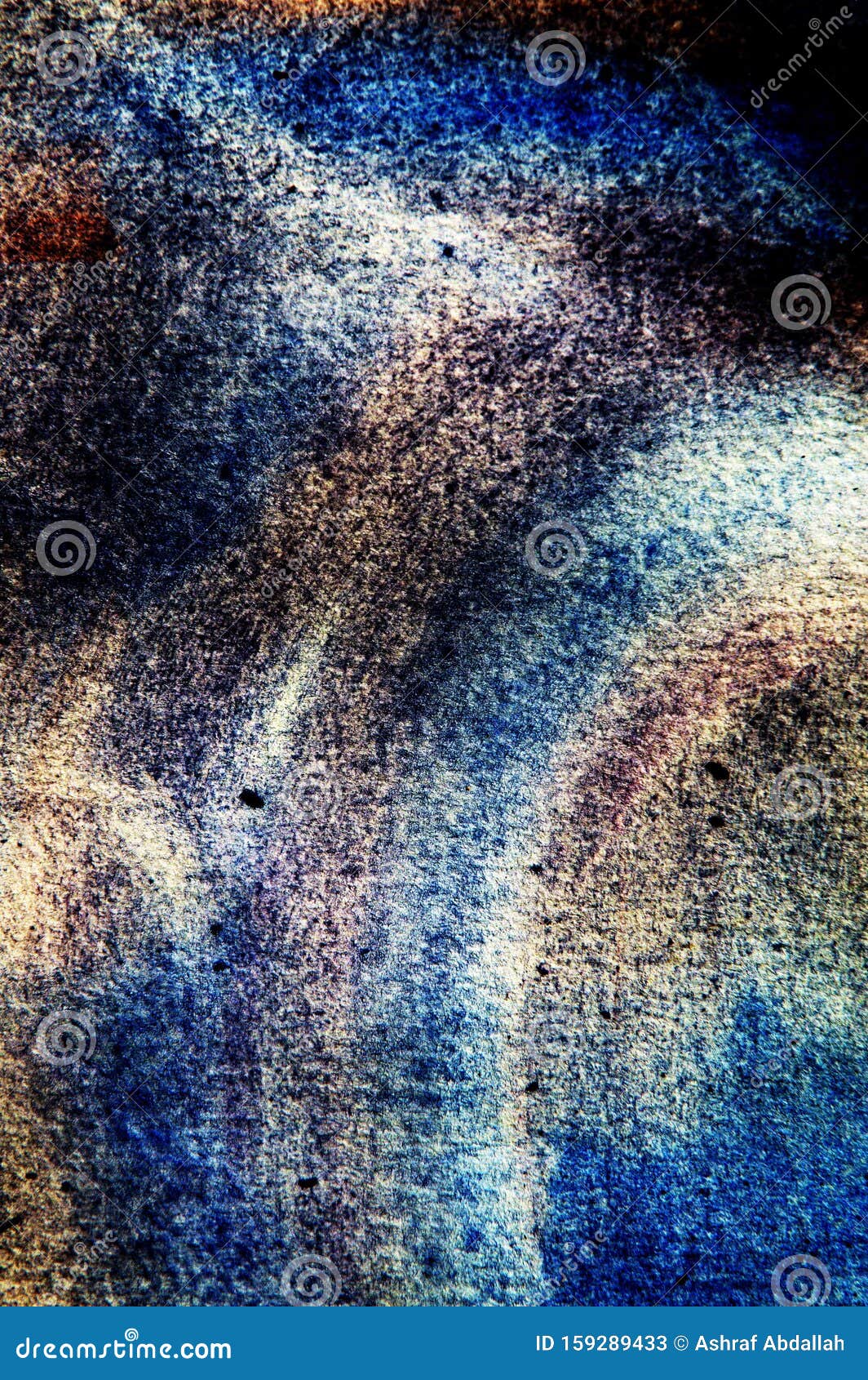Colored Abstract Textures Extreme Rust Closeup Stock Image - Image of ...