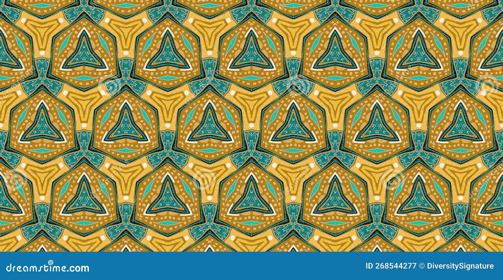 Colored African Pattern – Seamless and Textured Design, High Definition ...