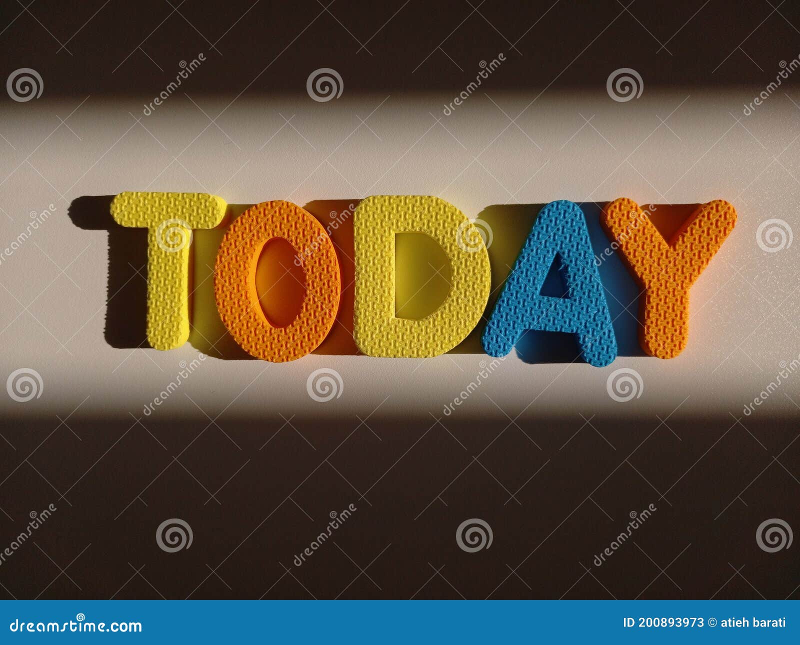 Colored alphabet letters stock illustration. Illustration of happyday ...
