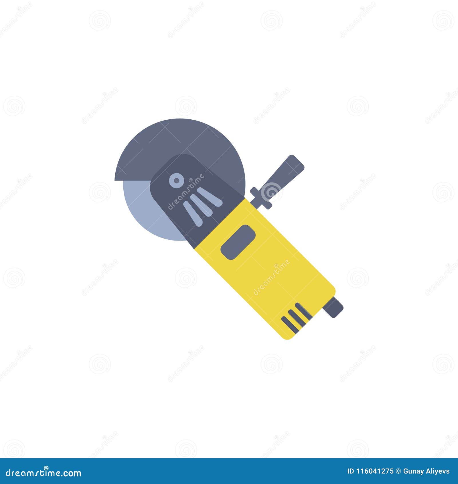 Colored Angle Grinder Illustration. Element of Construction Tools for ...