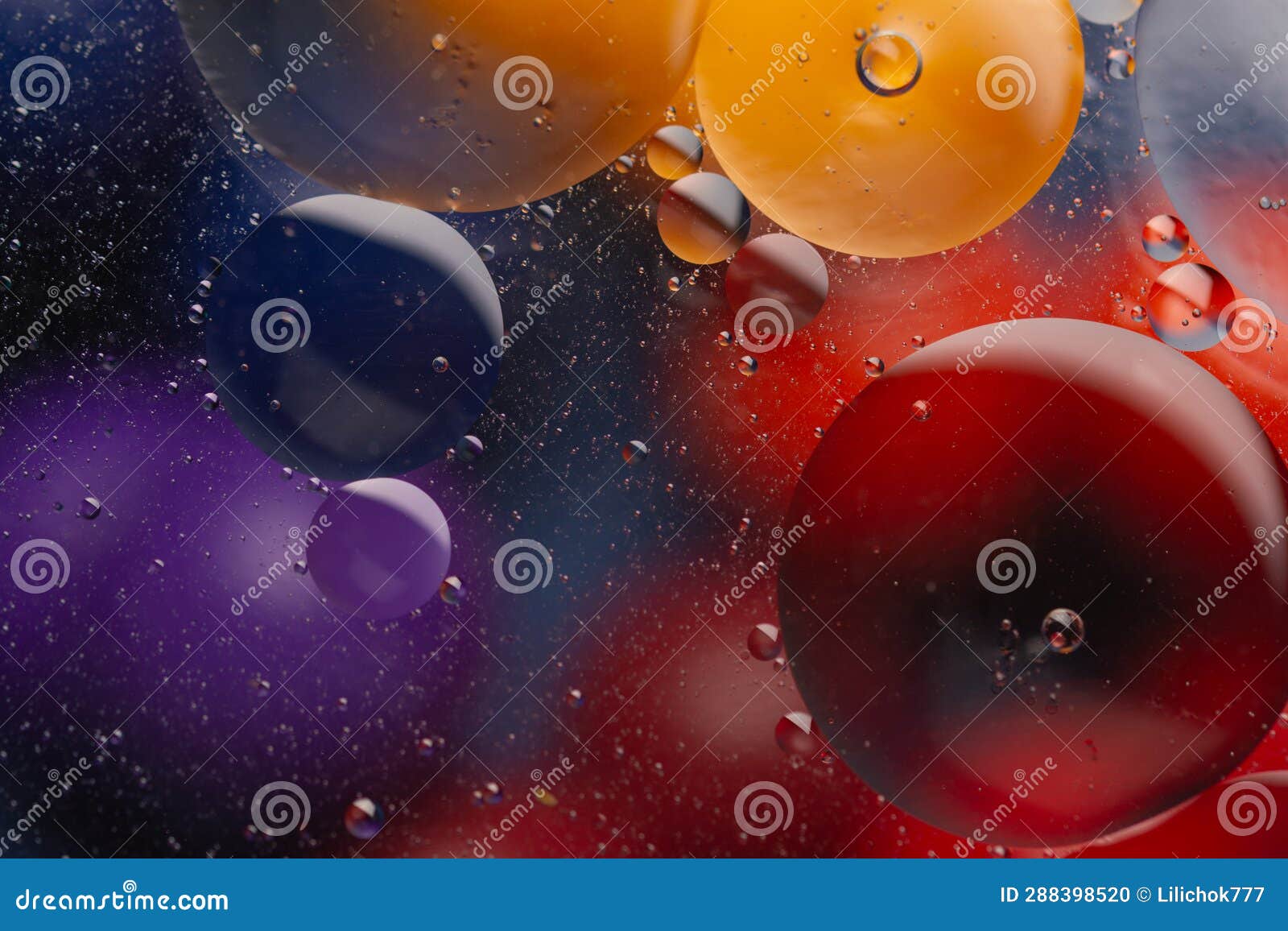 Colored Aqua Fantasy Bubbles, Fantasy Background Stock Photo - Image of ...
