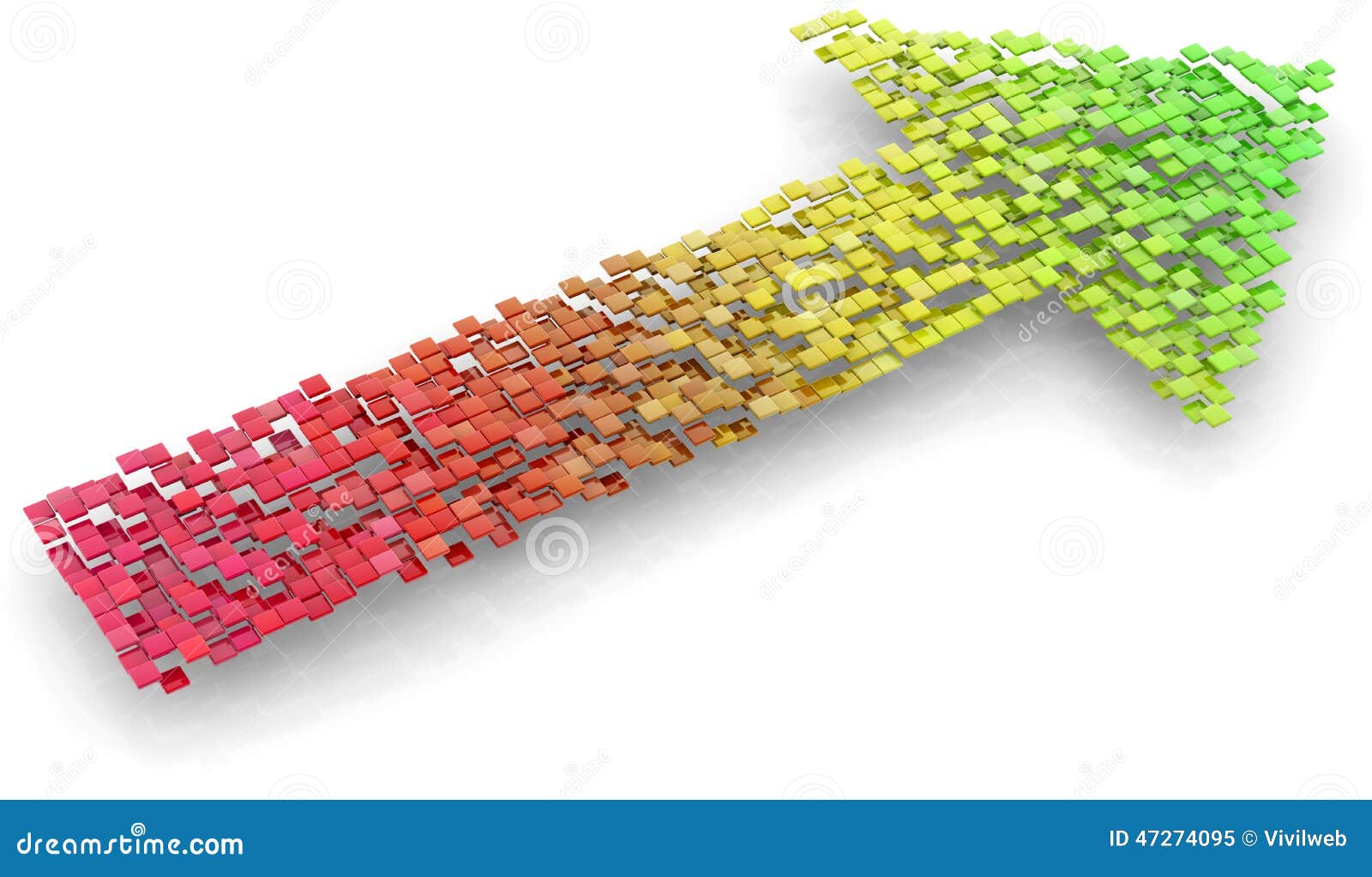 Colored arrow stock illustration. Illustration of color - 47274095