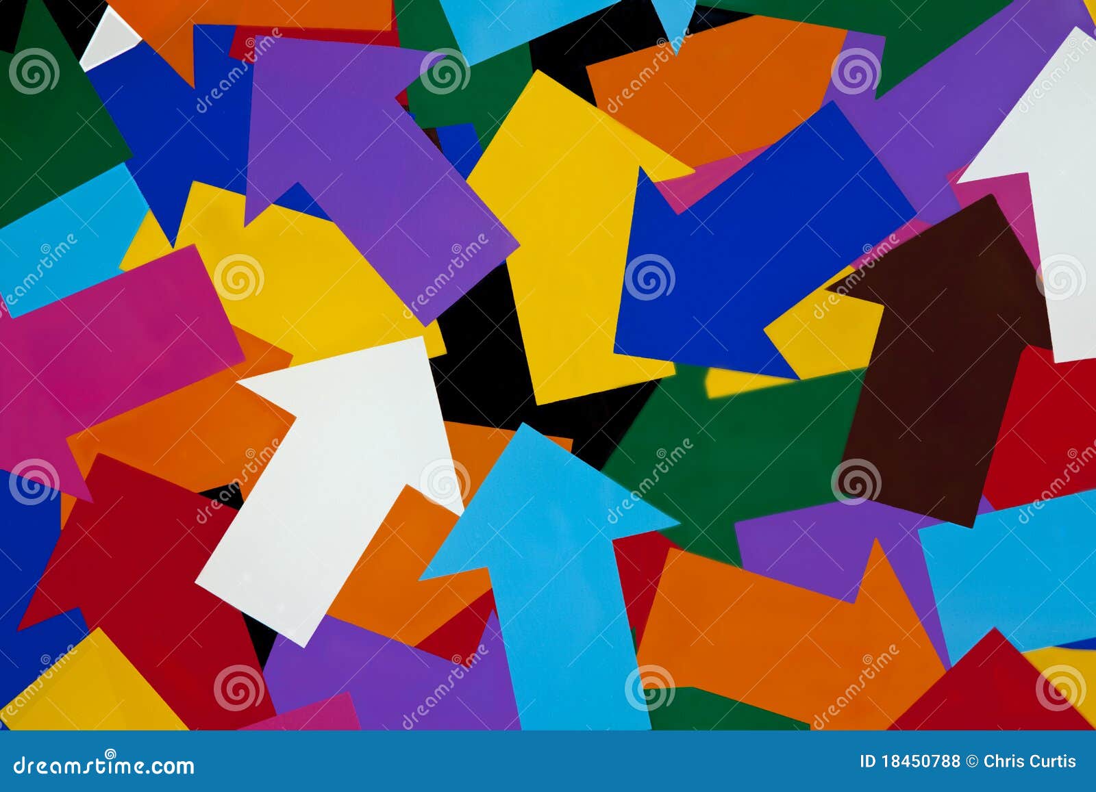 Colored Arrows stock photo. Image of decor, design, texture - 18450788