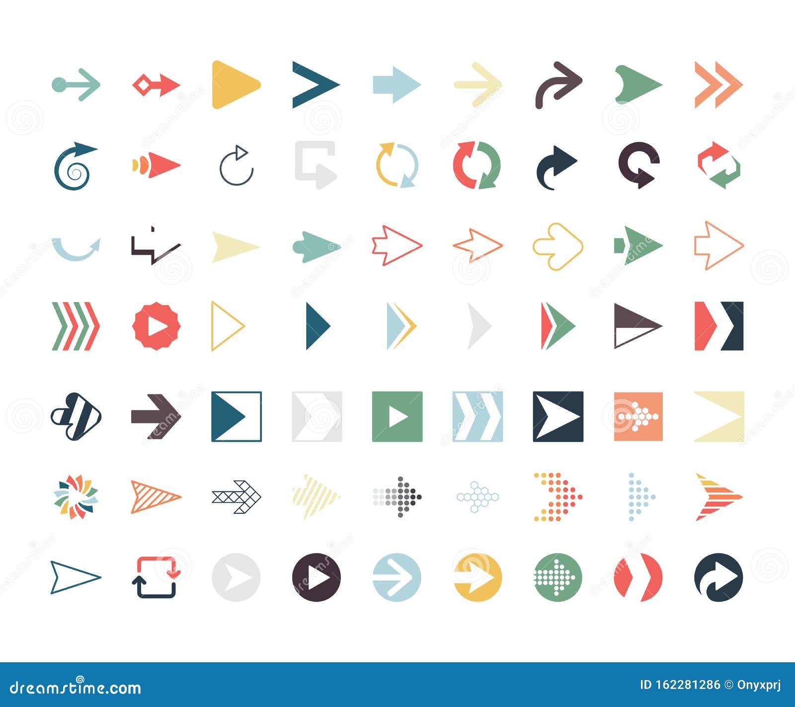 Colored Arrows. Computer Web Next Forms Direction Arrows Buttons ...