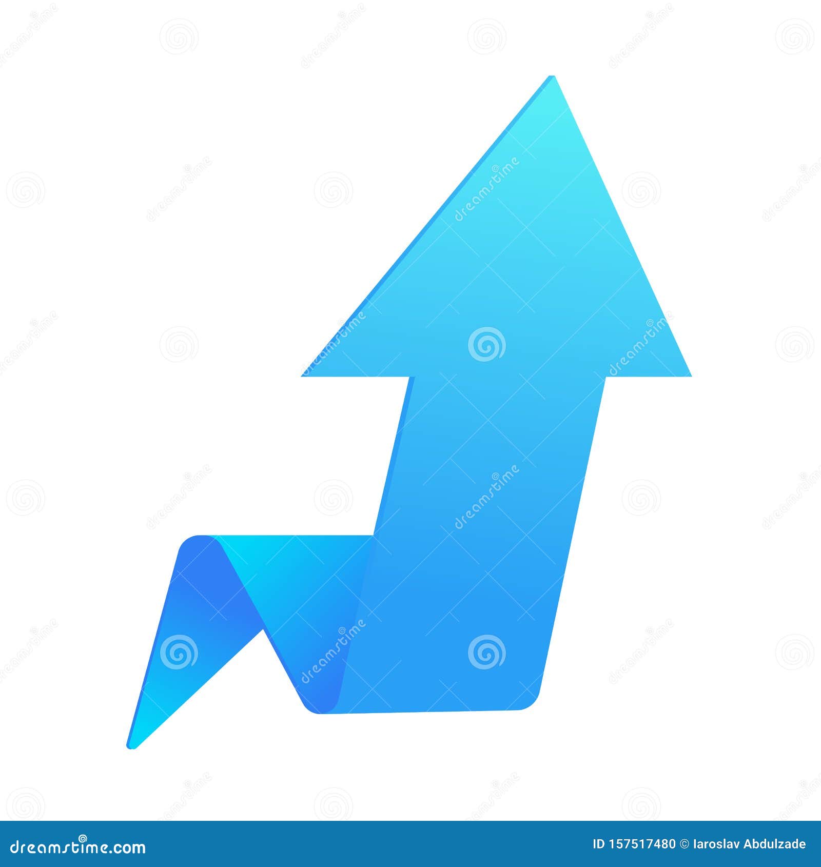 Colored Arrows. Stickers Pointers. Vector Illustration. Blue Arrow ...