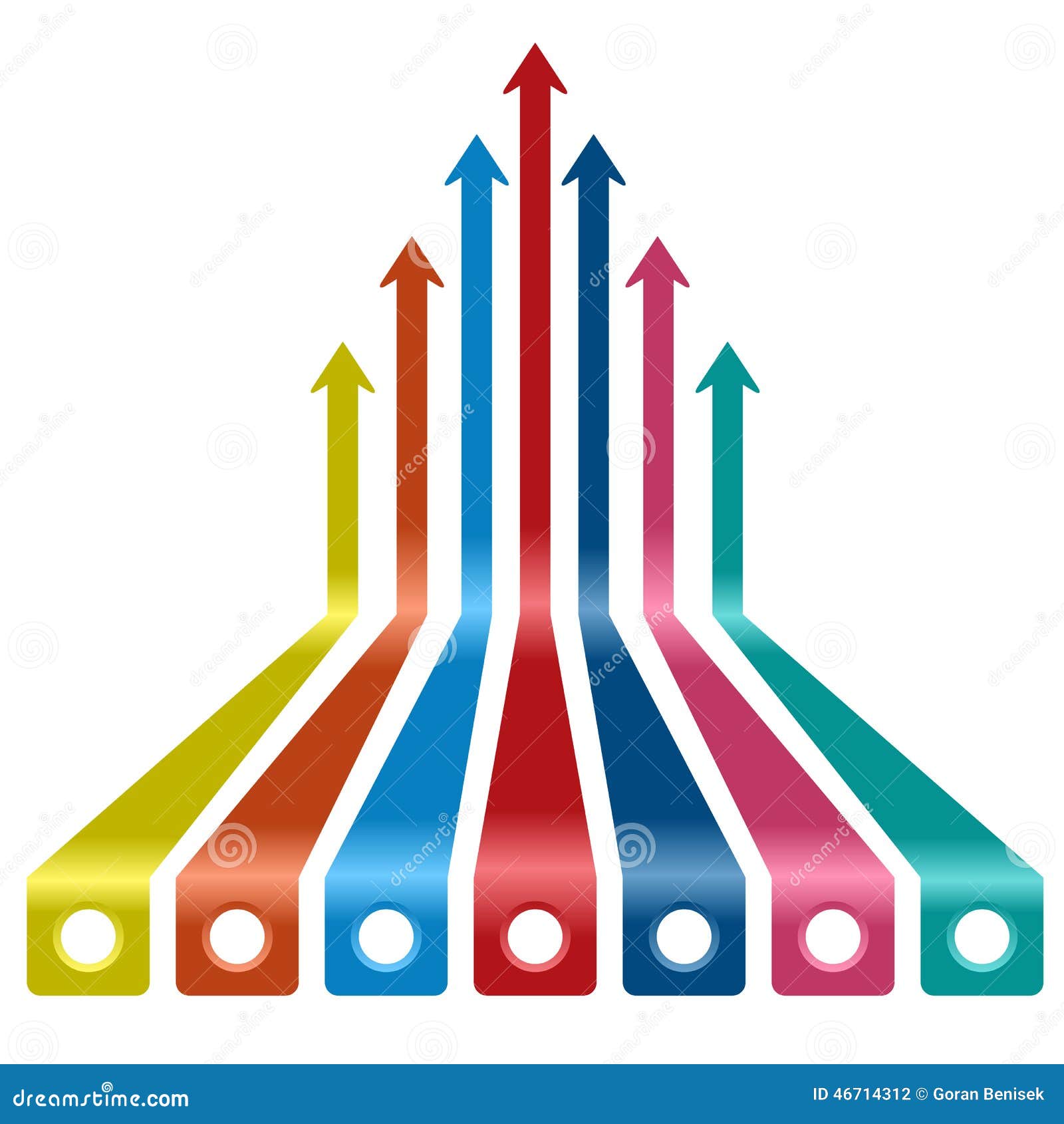 Colored Arrows Stock Photography | CartoonDealer.com #6192800