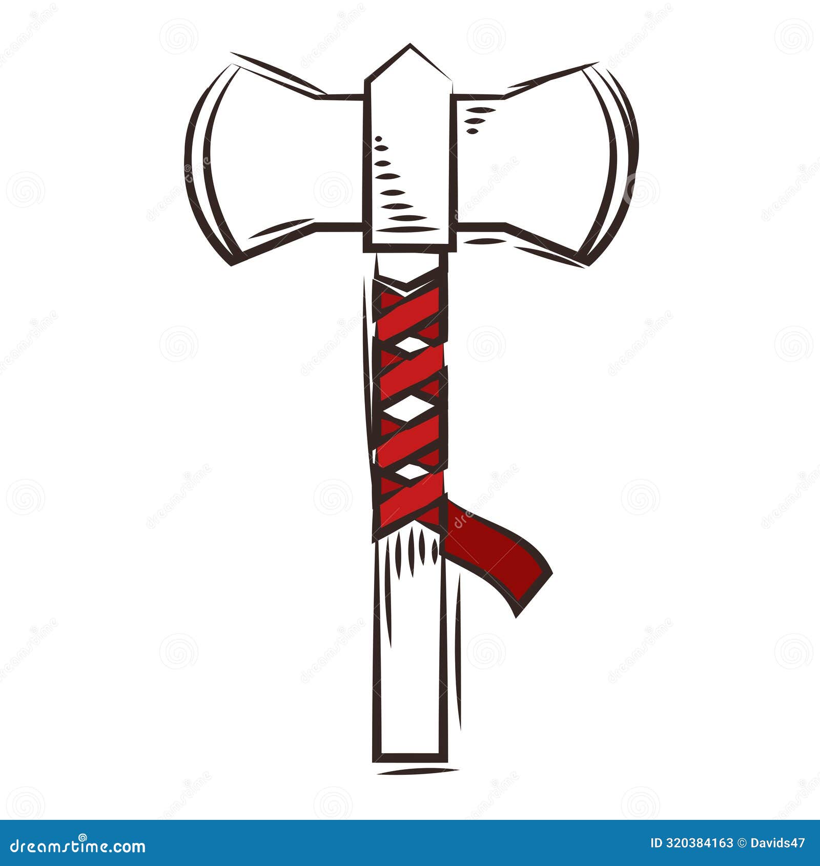 Colored Axe Medieval Weapon Icon Vector Stock Vector - Illustration of ...