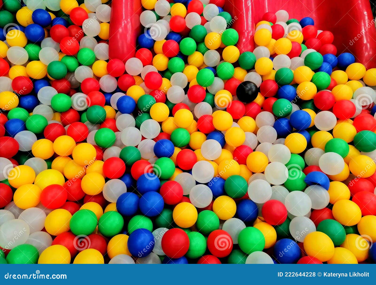 Colored Baby Balls Made of Plastic Stock Photo - Image of snack, cake ...