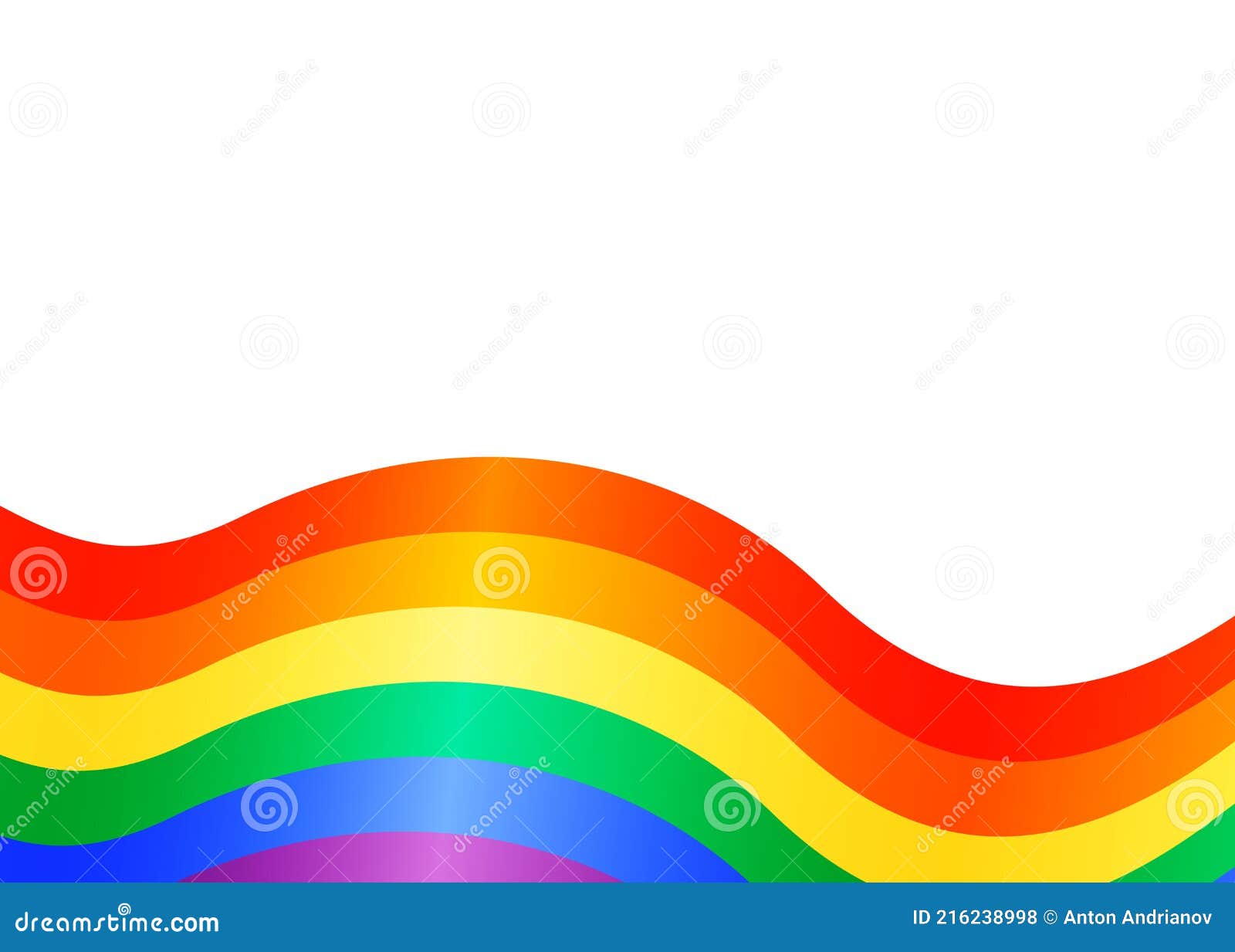 Lgbt Flag Bright Colored Background. Vector Graphics. Stock Vector ...
