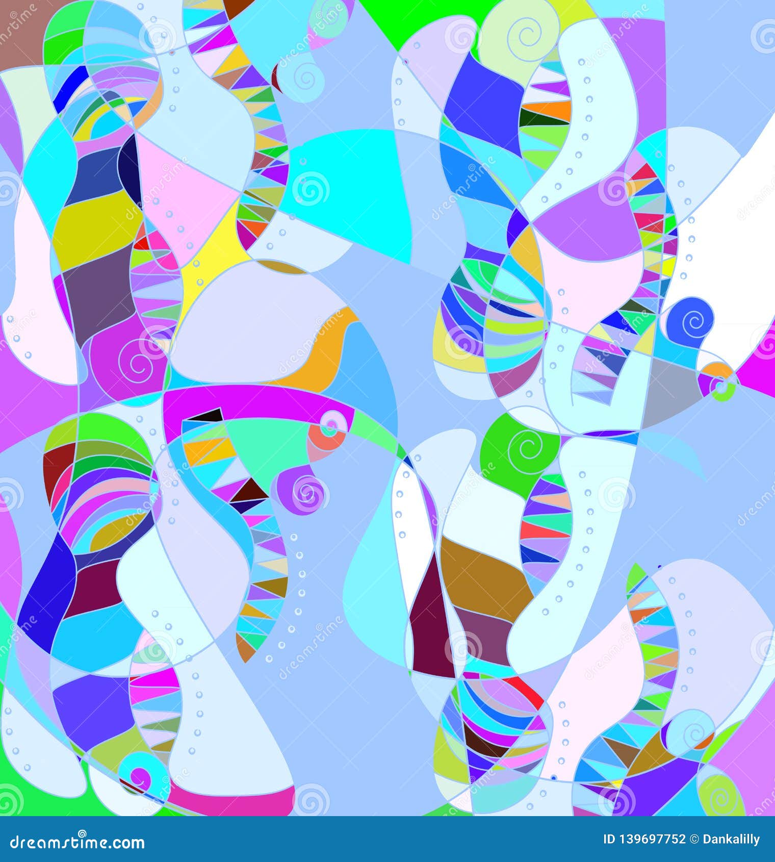 Abstract Background Image of the Light Colored Clutter Stock Vector ...