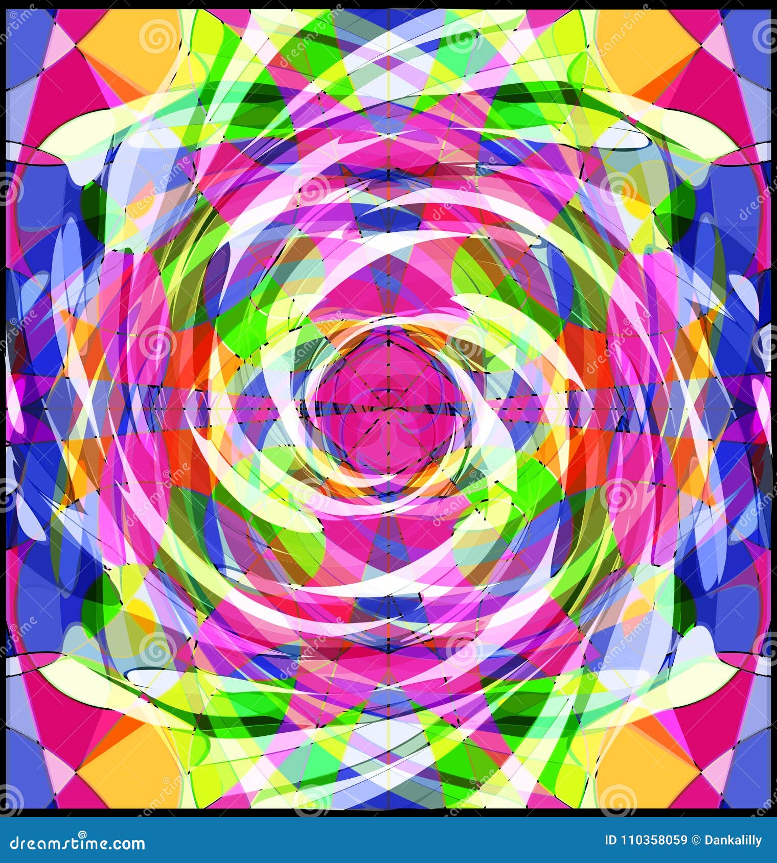 Abstract image of color stock vector. Illustration of blue - 110358059