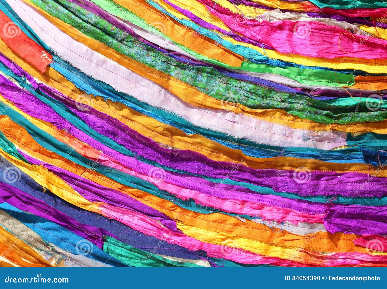 Colored Background of Many Fabrics of Cotton Stock Photo - Image of ...