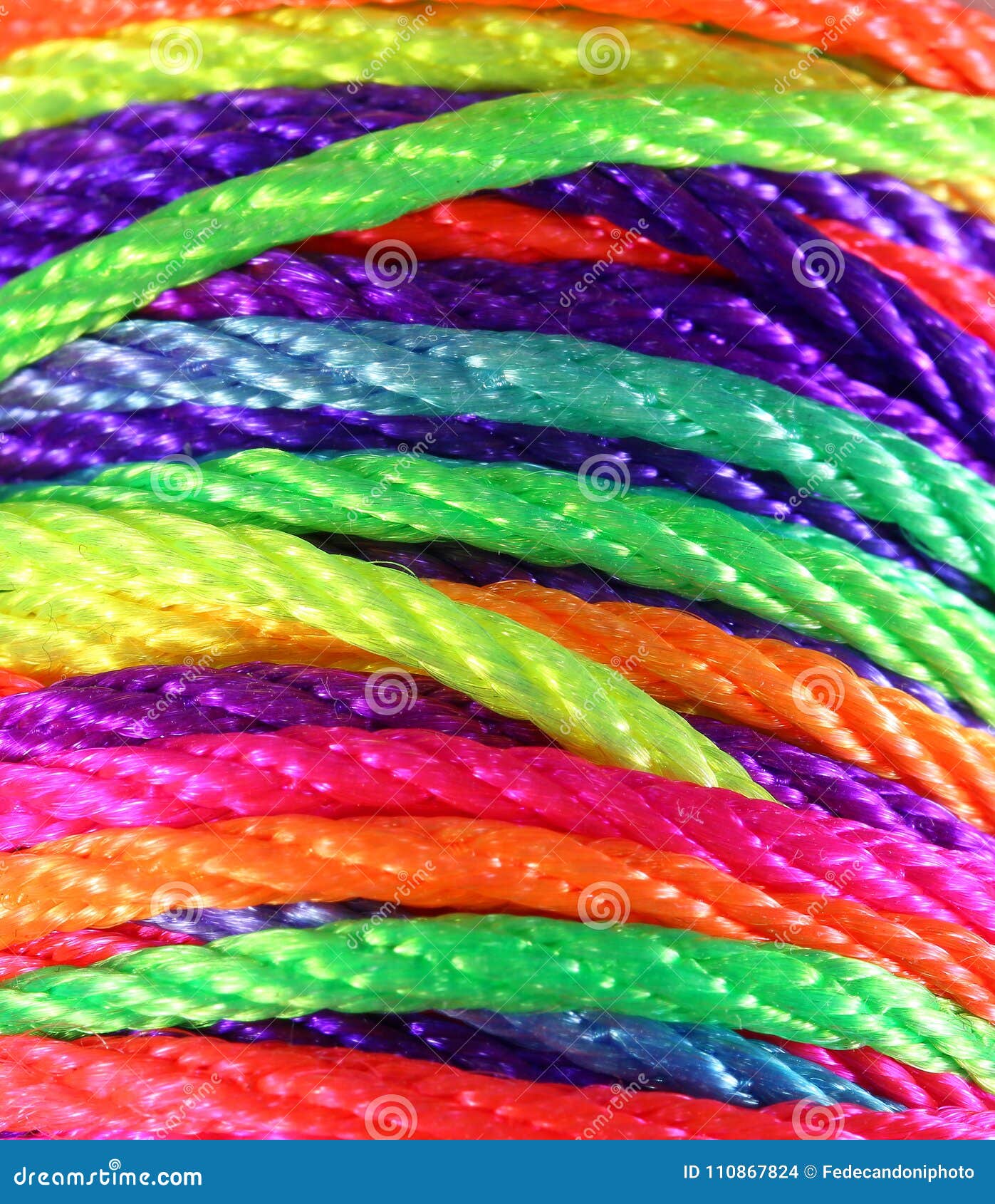 Background a String with the Thousand Colors of the Rainbow Stock Photo ...
